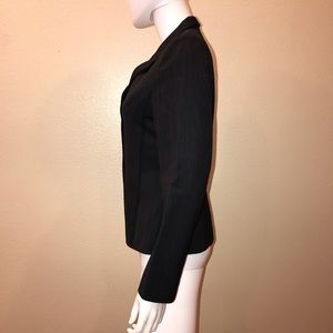 G2000 | Jackets & Coats | G200 Black Pinstriped Blazer Jacket Wool ...